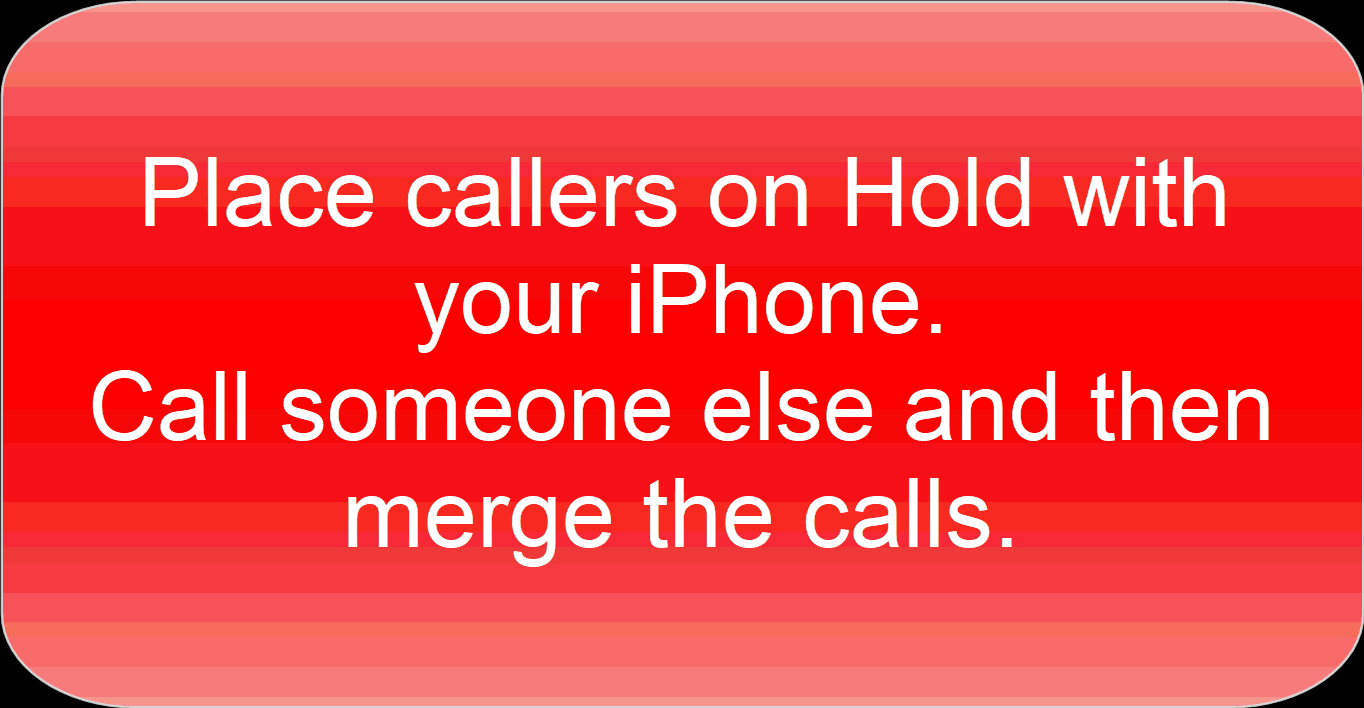 Hold Call On Iphone