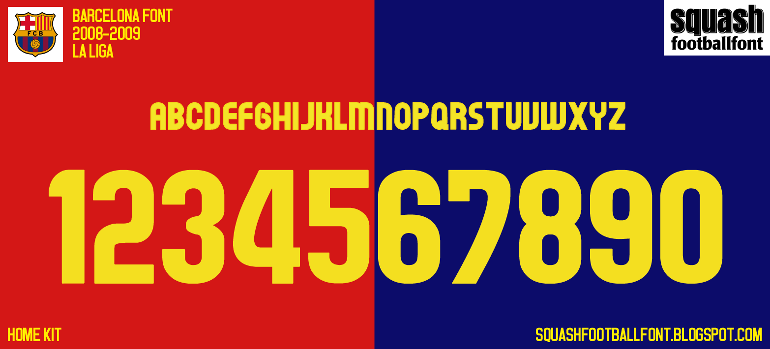SFF: FC Barcelona 2008-2009 Font