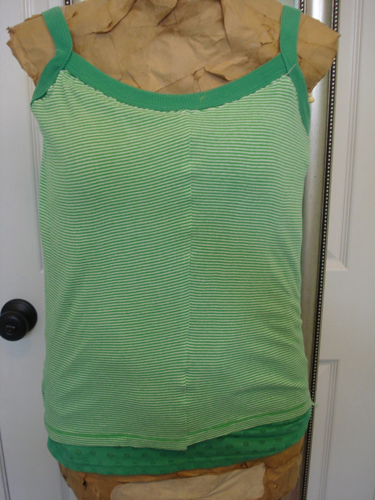 Refashion Co-op: It's Hard To Be Green Tank Top