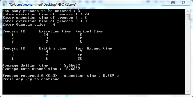 Programmers Area: C++ program to implement Round Robin CPU scheduling algorithm