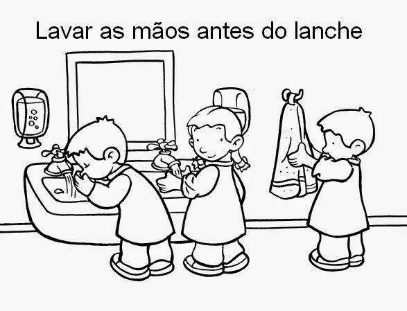 Imagens de rotina para imprimir