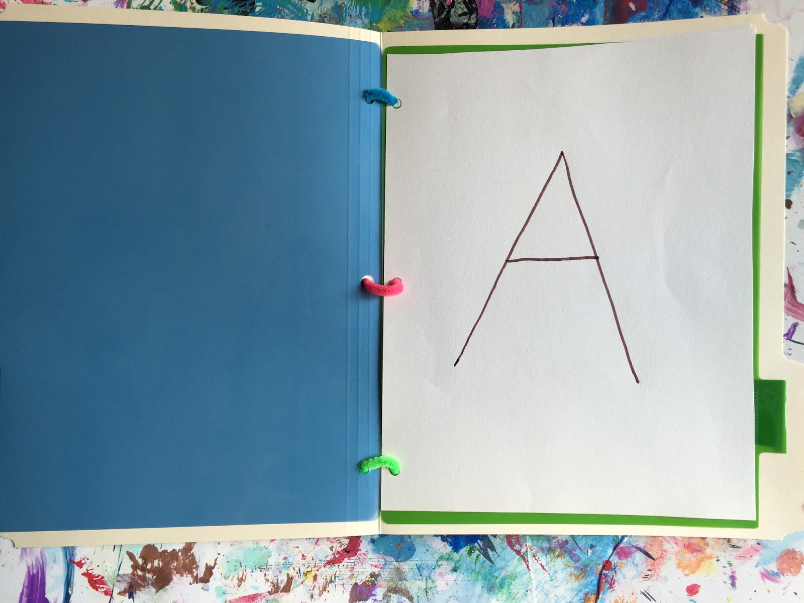 Mini Monets and Mommies: Alphabet Book-Making Kids' Craft