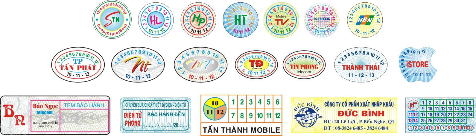 Dịch vụ in tem nhãn| Công ty in tem giá tốt tại TP. Hồ Chí Minh - Cộng ...