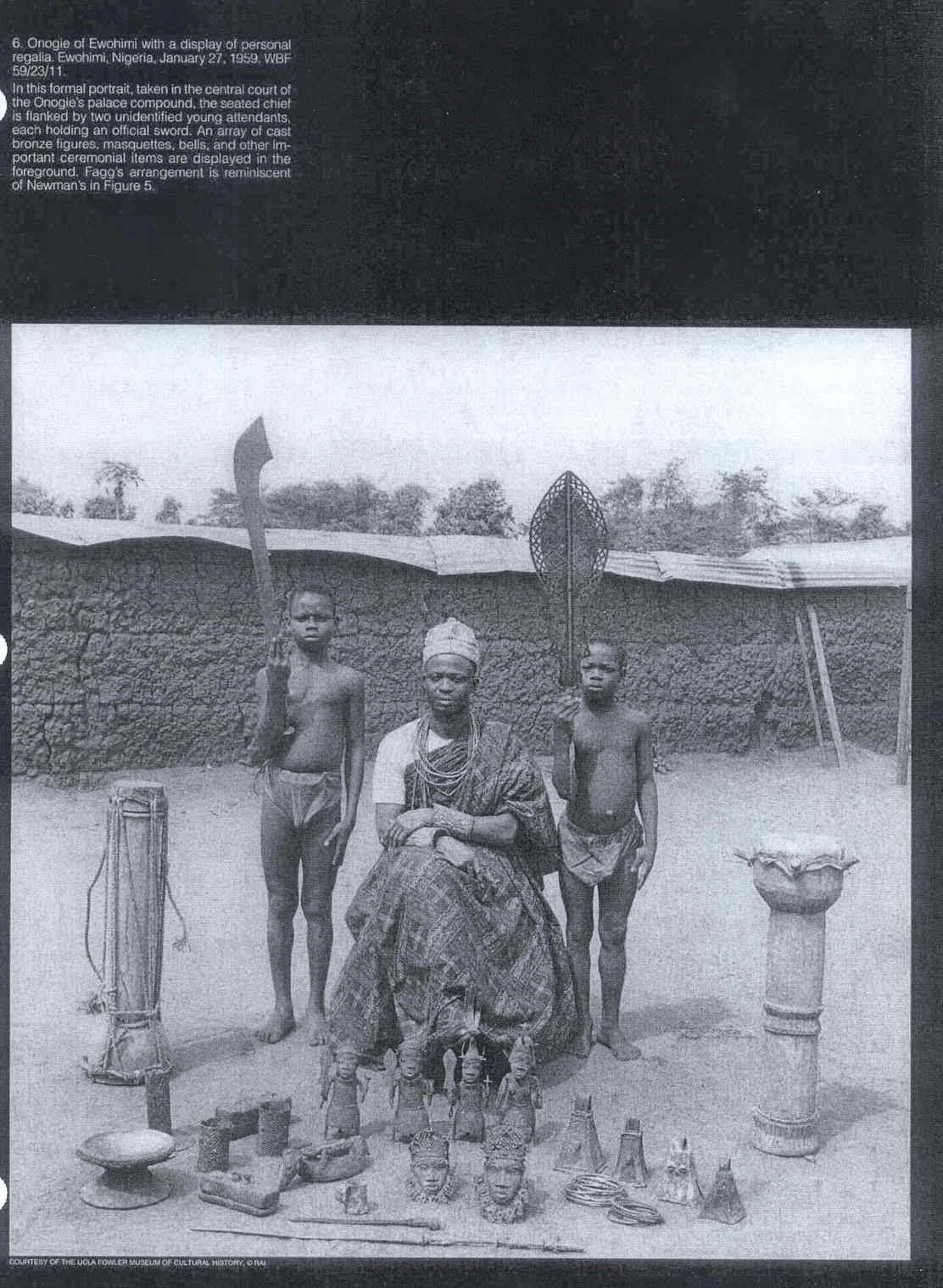 ONOGIE OF EWOHIMI 1959 PHOTO ~ Nigeria:Yesterday,Today and Tomorrow