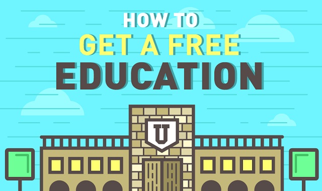 How to Get a Free Education #infographic - Visualistan