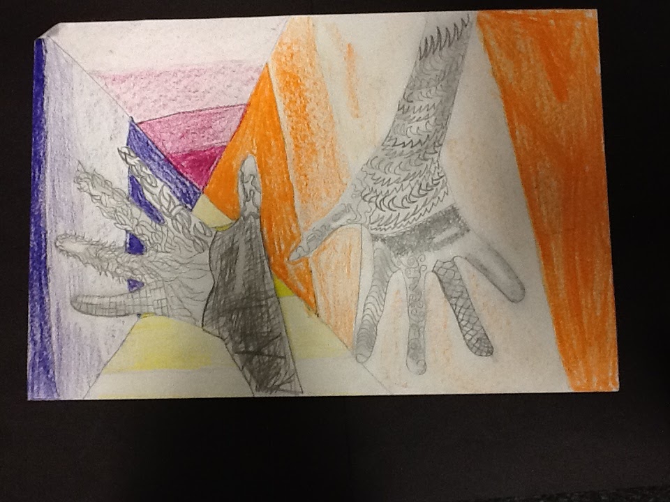 C.I.C.S. Bucktown Art: Textured hands