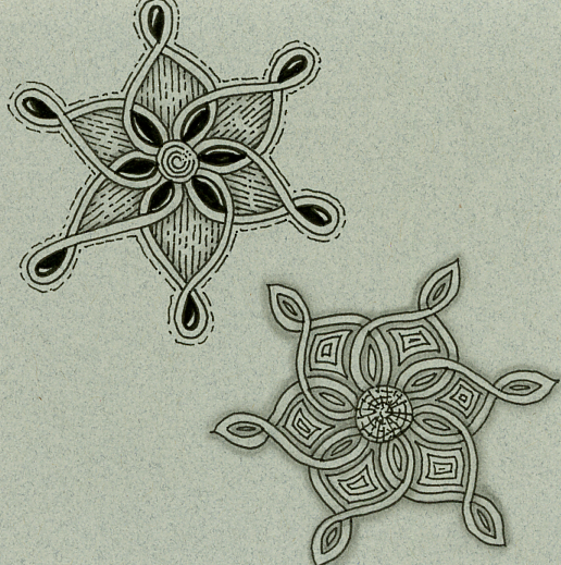 Time for Tangling: Today's Tangles - A few more Ratoons