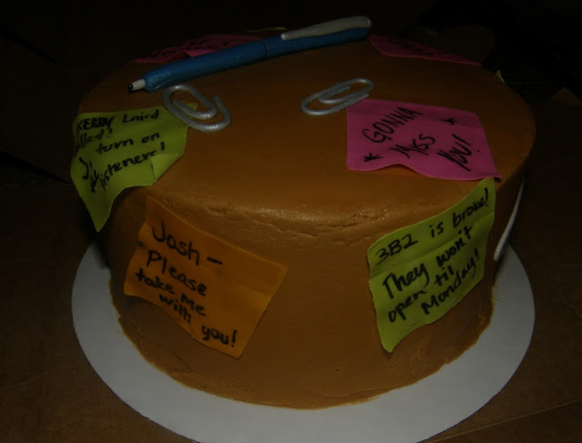 Mrs. Lydia's Kitchen: Co-worker Going Away Cake