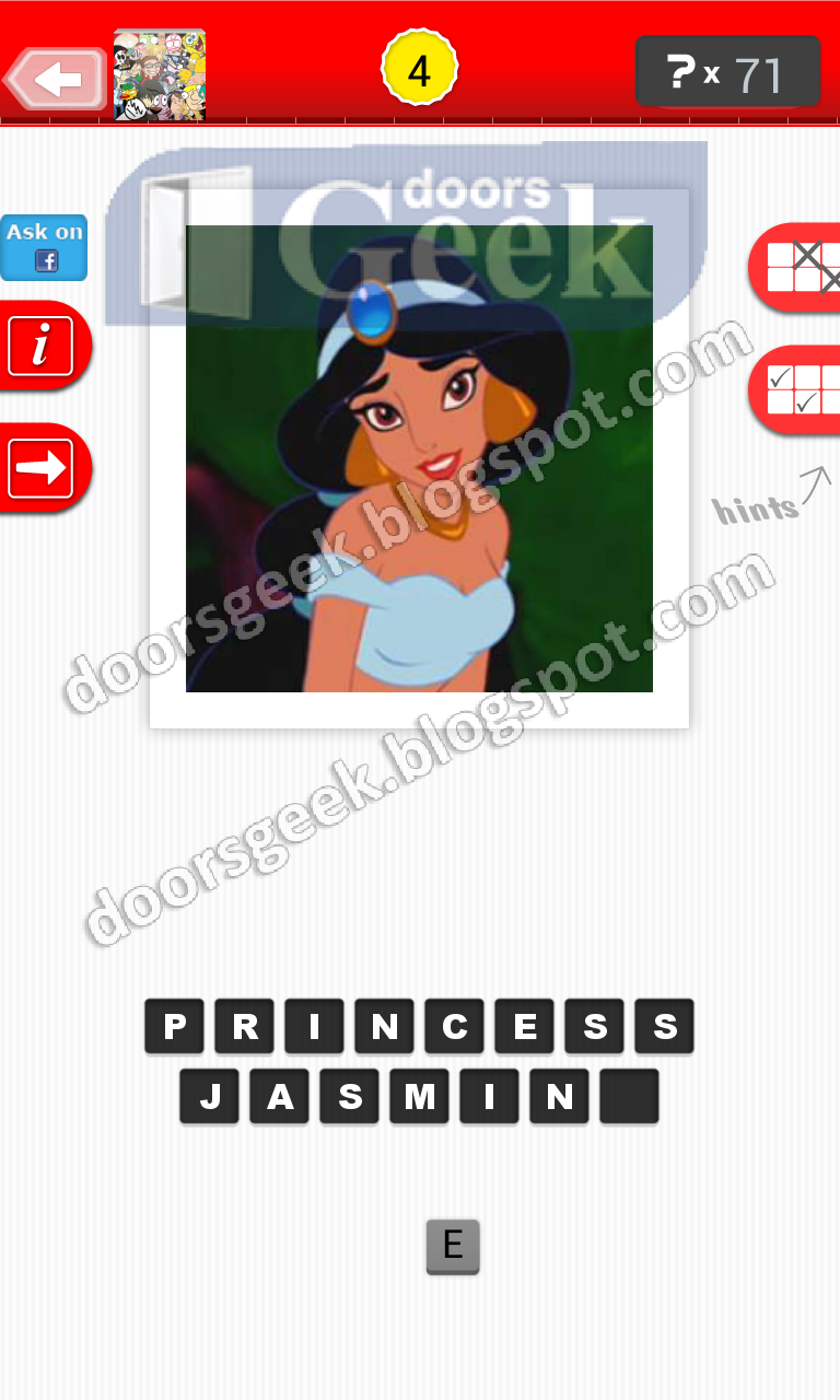 Guess The Cartoon Level 4-4 ~ Doors Geek