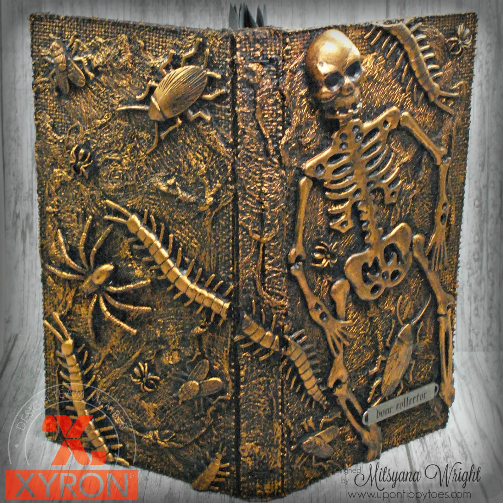 Up On Tippy Toes: Creepy Crawly Skeleton Journal