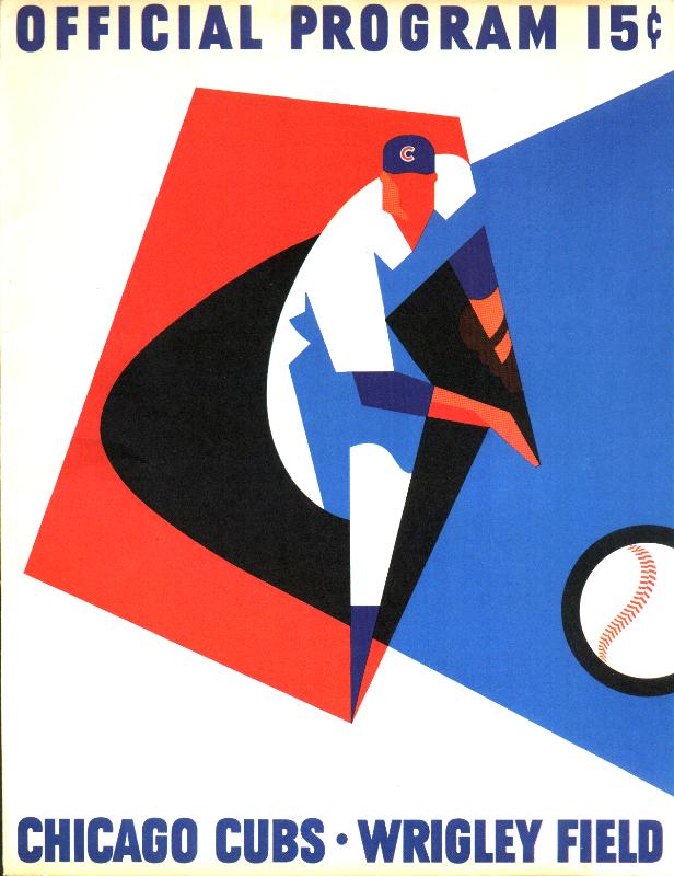 the joy of sox: Otis Shepard - Cubs Scorecard Art