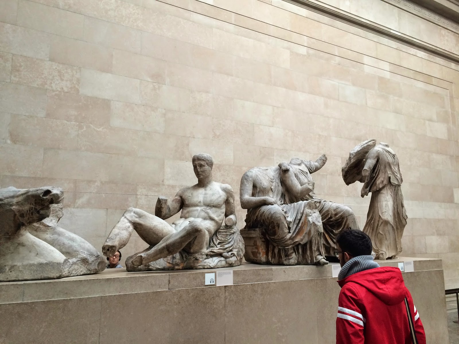 Parthenon Galleries, British Museum: A selection of friezes and ...