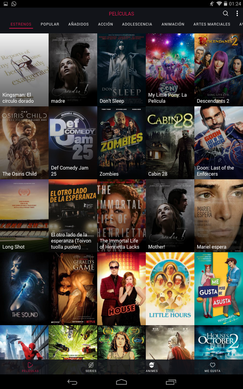 spyneer: tres apps para ver peliculas