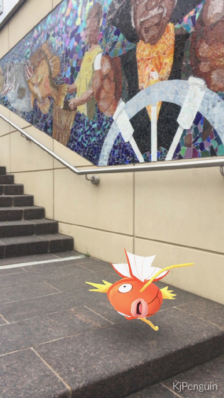 Video Game Screenshots: Pokemon Go: Magikarp at National Harbor
