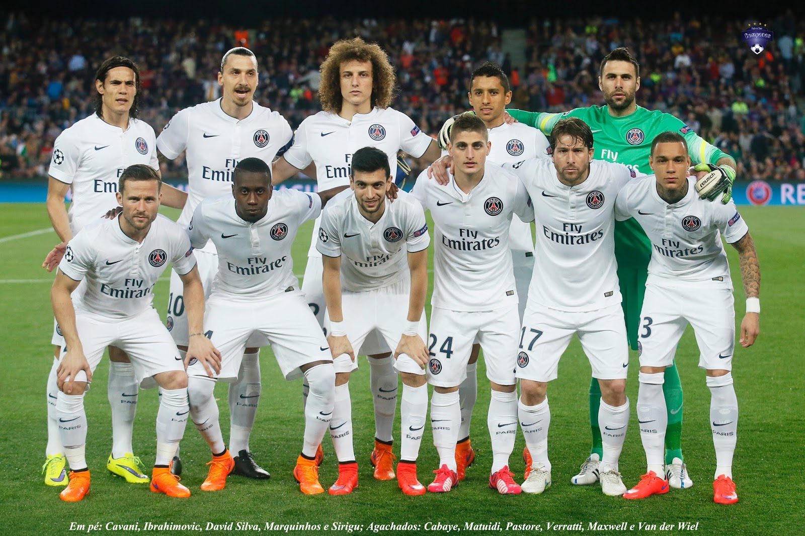 Times Campeões: PSG Tricampeão Francês 2015