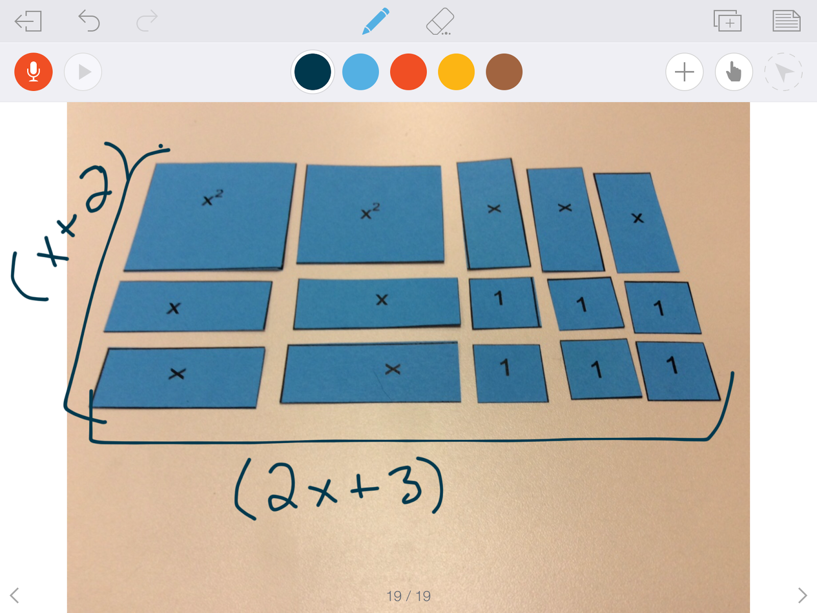 Factoring Trinomials with Algebra Tiles