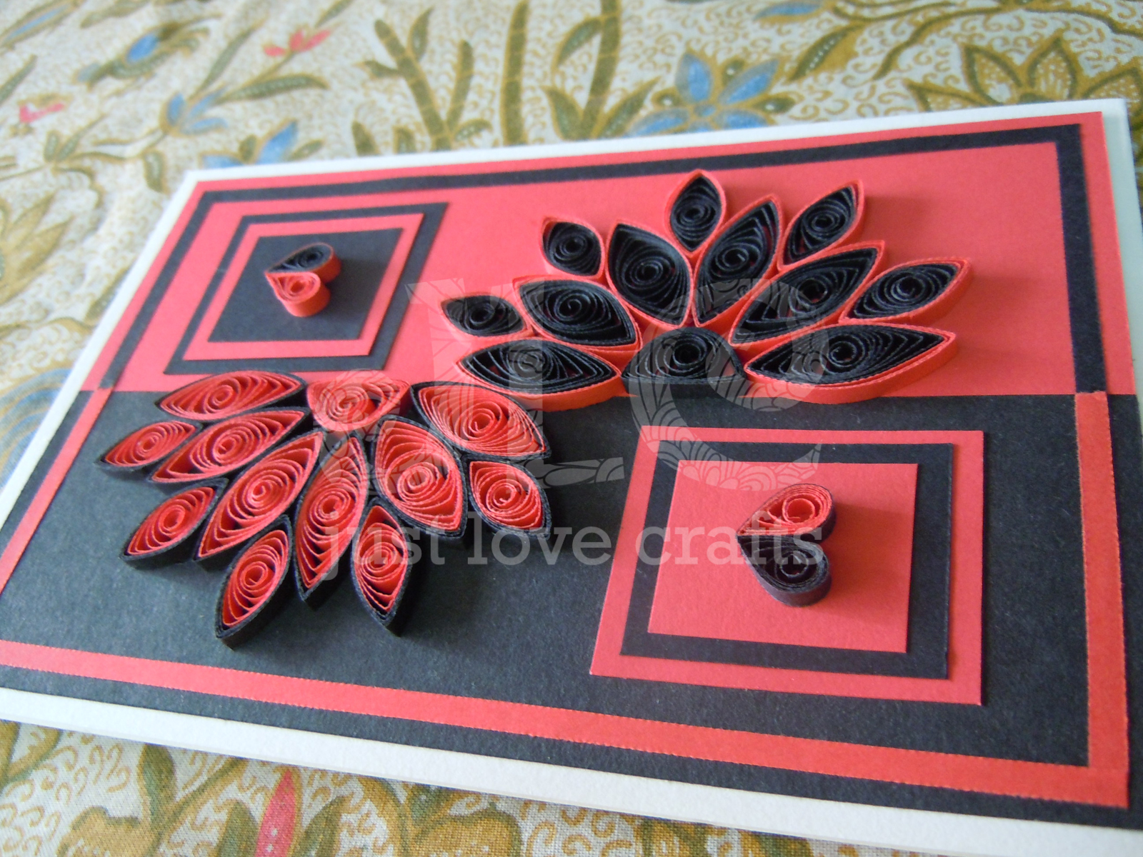 Just Love Crafts: Another two tone card!!