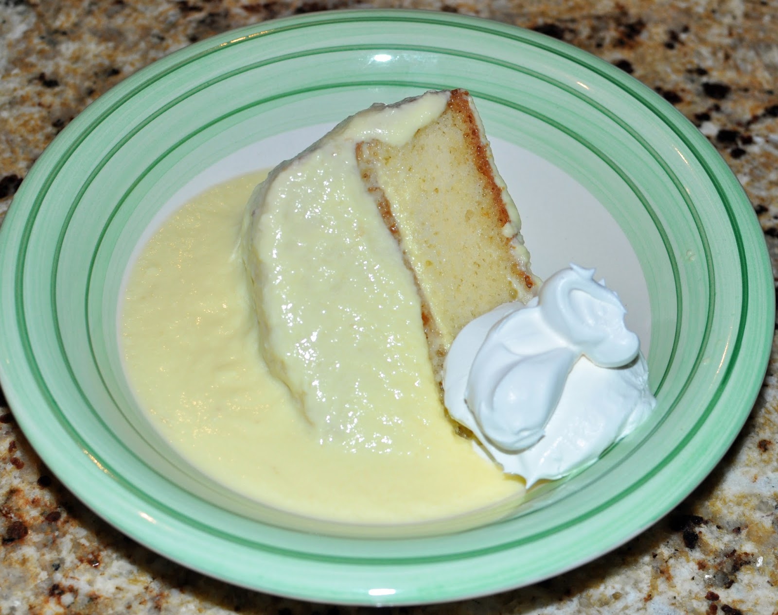 The Bake More: Custard (Creme Anglaise) Cake - Not too pretty, but ...