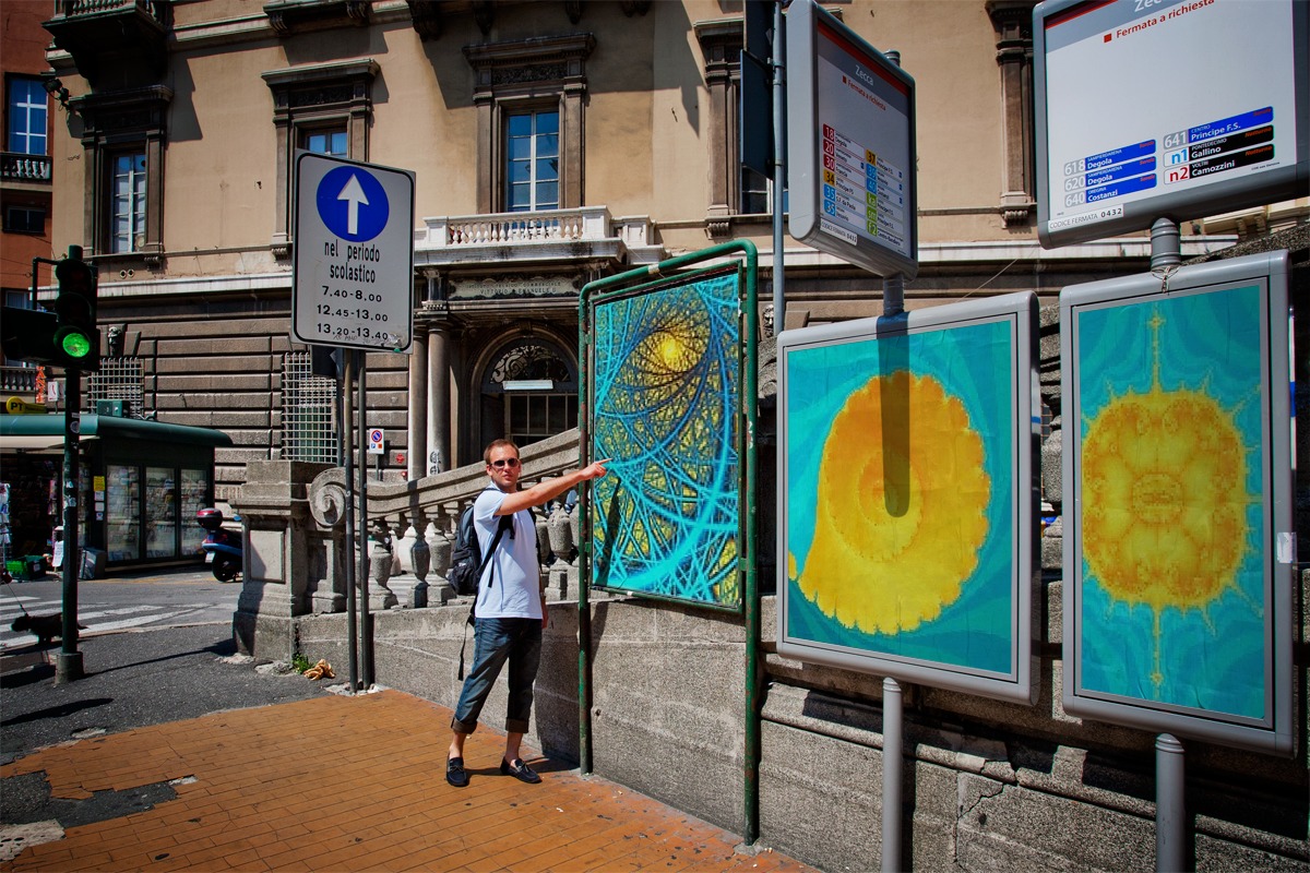 Genoa - Italy - Fractals - Virtual art and real city. Genova - Italia ...