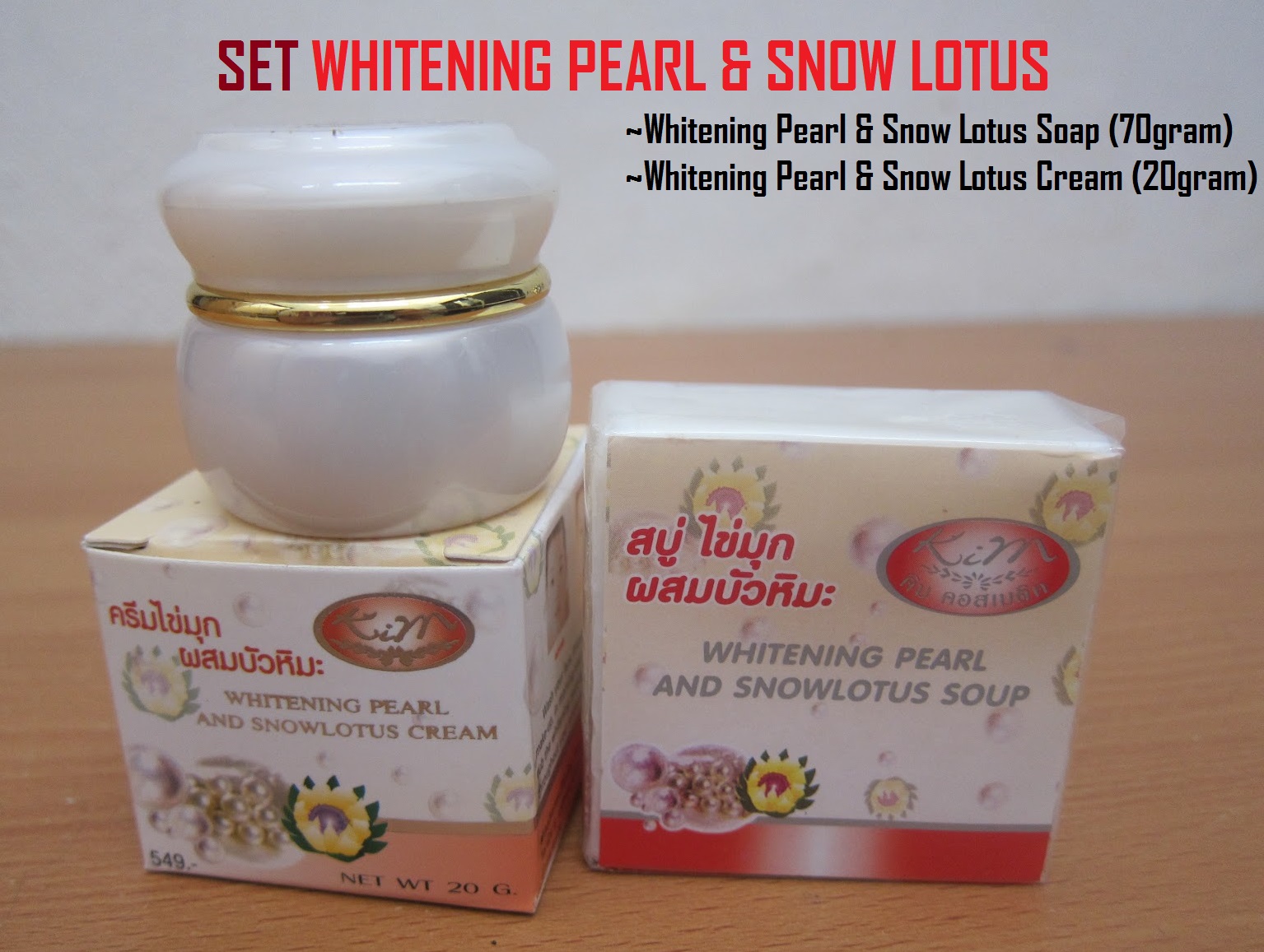 WHITENING PEARL & SNOWLOTUS CREAM