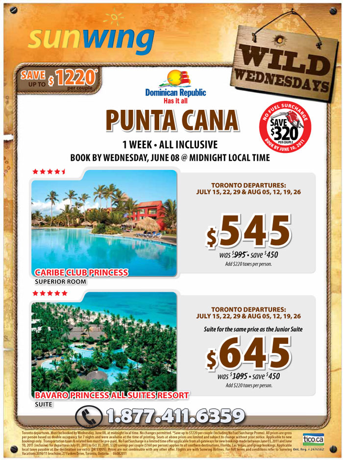 411 travelbuys Blog: 411travelbuys.ca: Wild Wednesday - Save up to ...