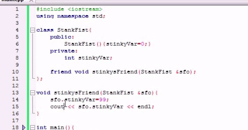 Education Wold Oops Concepts In C Friend Classes And Function