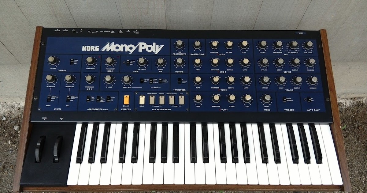 MATRIXSYNTH: KORG MONO/POLY monophonic synthesizer serviced