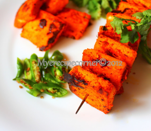 Mye's Kitchen: Paneer Tikka