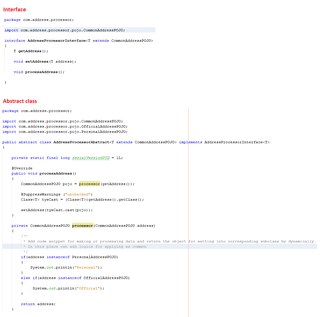 How to call subclass method from superclass and assign superclass type into sub class by ...