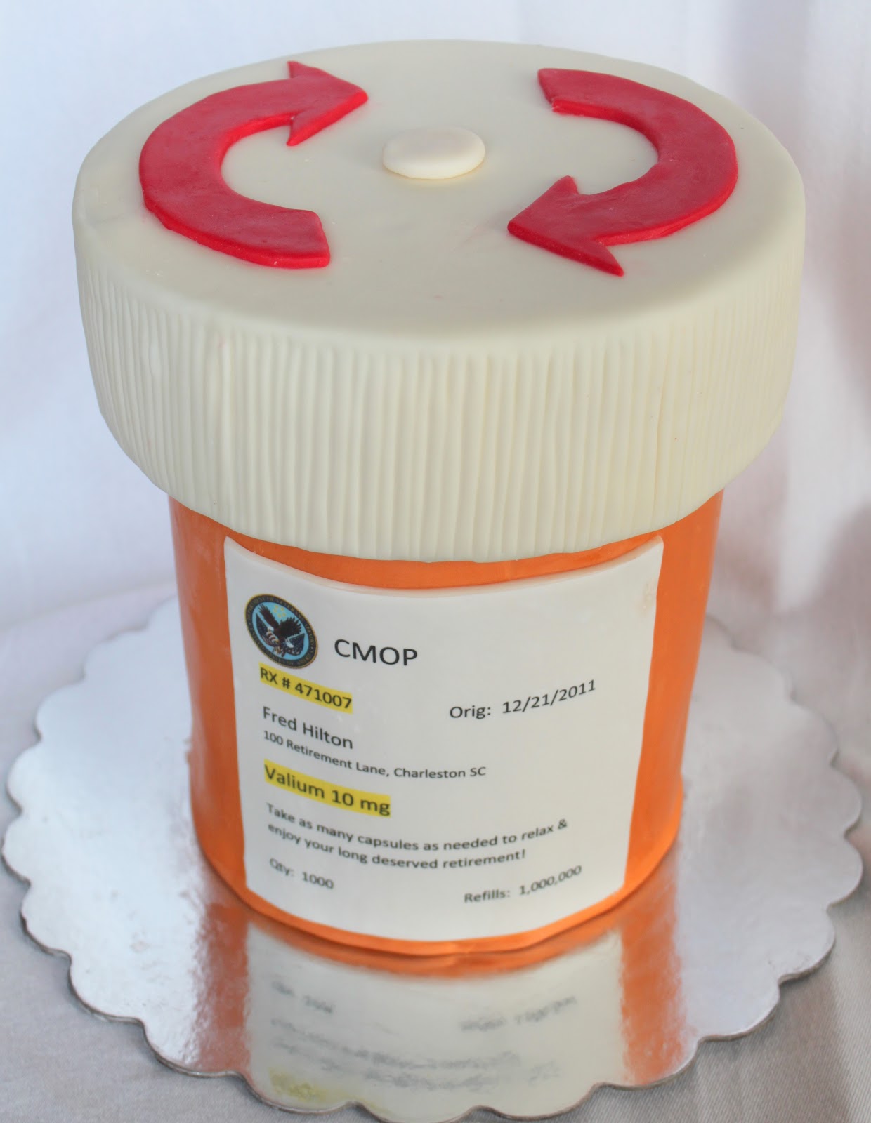Delicious Desserts: Prescription Bottle Cake