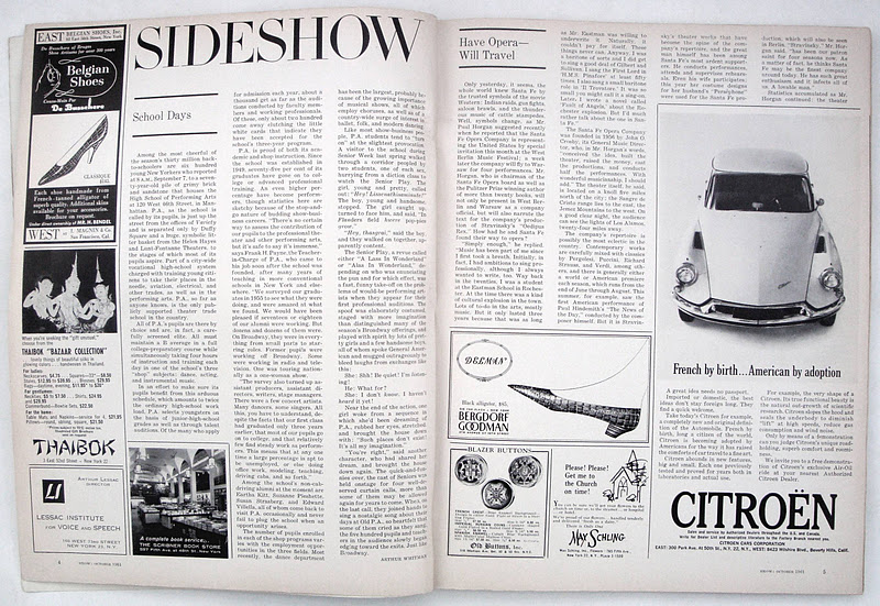 Past Print: Show Magazine / first issue 1961