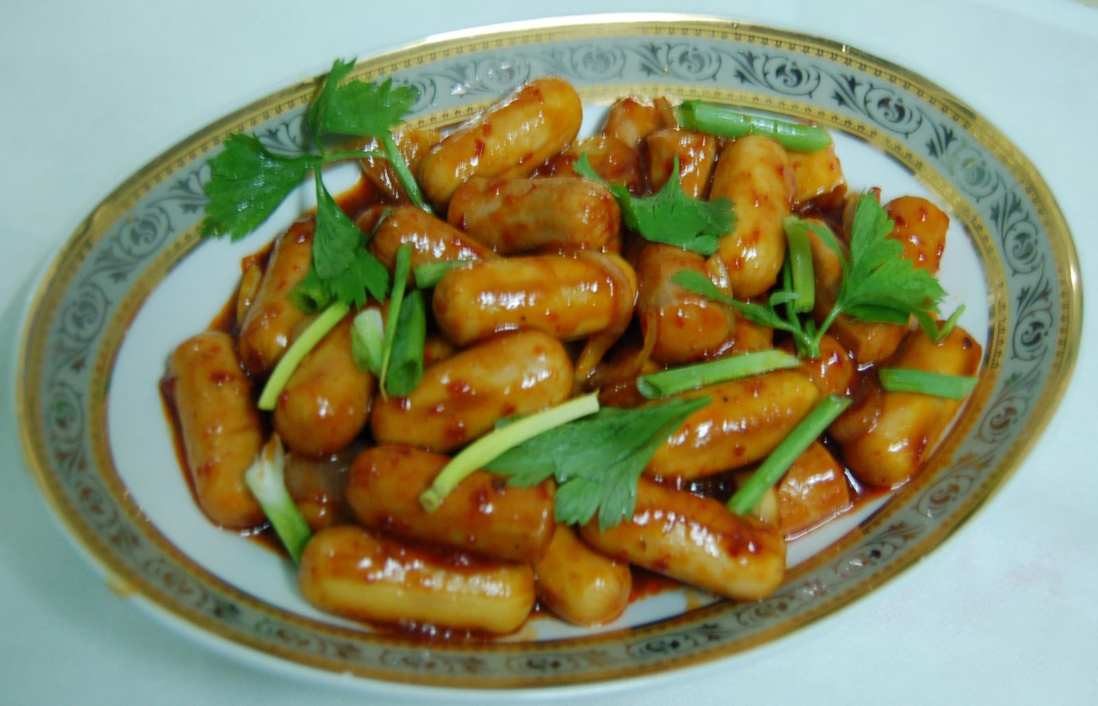 Koktel Sosej Ayam Masam Manis