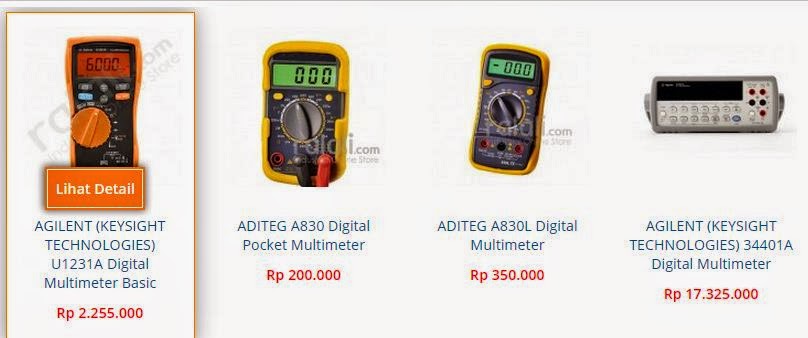 Daftar Harga Multimeter Digital Murah 2014 ~ AGEN FLUKE INDONESIA