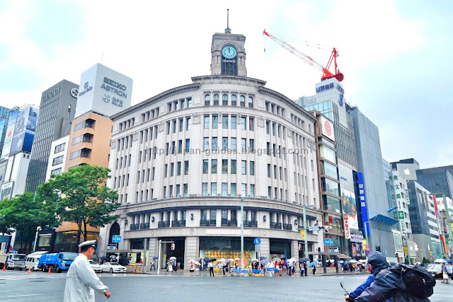 แผนที่ช้อปปิ้งย่านกินซ่า - Ginza Shopping Map