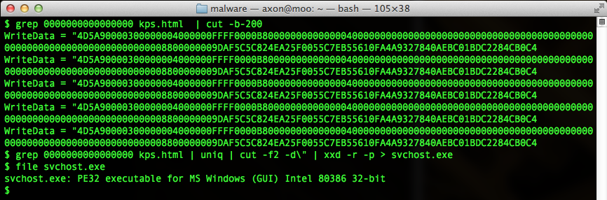 Hir Information Report Decoding Vbscript Malware Infected Html Files 3852
