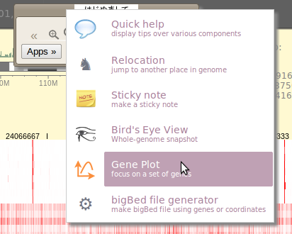 WashU EpiGenome Browser: Improved interface for Gene Plot function