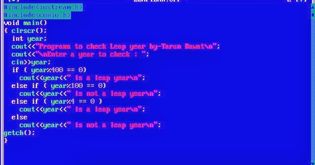 C++ Programming: Program to Check Leap Year