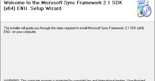 Tự Học Lập Trình : 01. [Microsoft Sync Framework] Giới Thiệu và Cài Đặt
