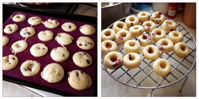 United Cakedom: Blueberry Cake Mini Doughnuts!! {cooking with kids}