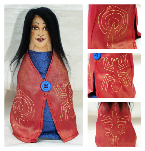 Cornish Dragon: Secret Swap Nazca Doll