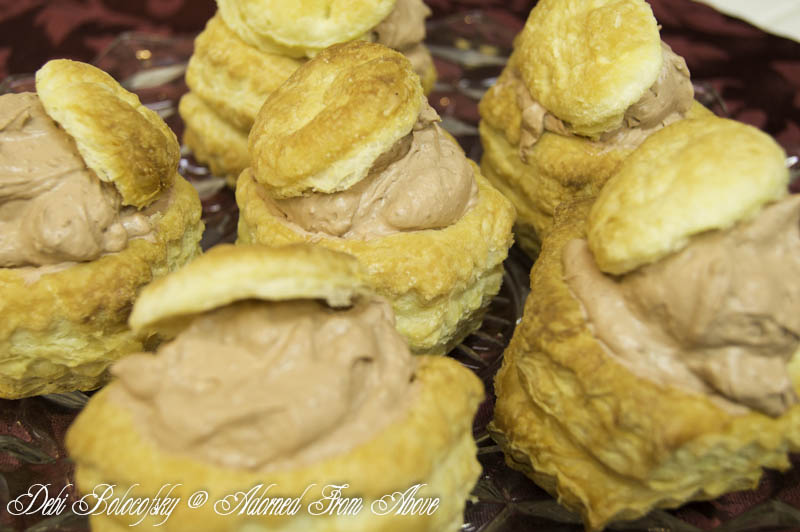 Adorned From Above: Semi Homemade Chocolate Mousse in Puff Pastry