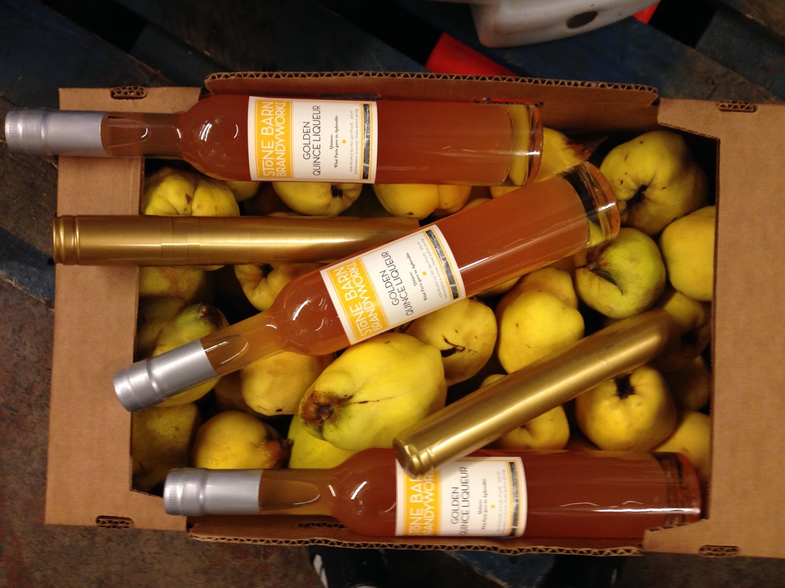 Stone Barn Brandyworks | QUINCE LIQUEUR IS BACK!