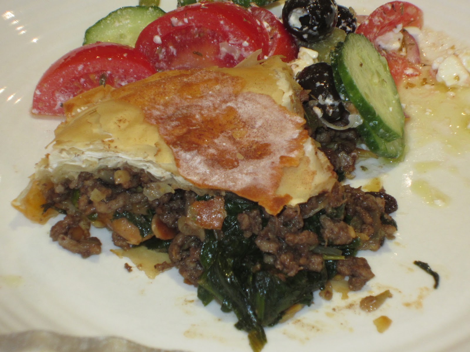 Busy Eating: Lamb and Spinach Pastilla/Bastilla