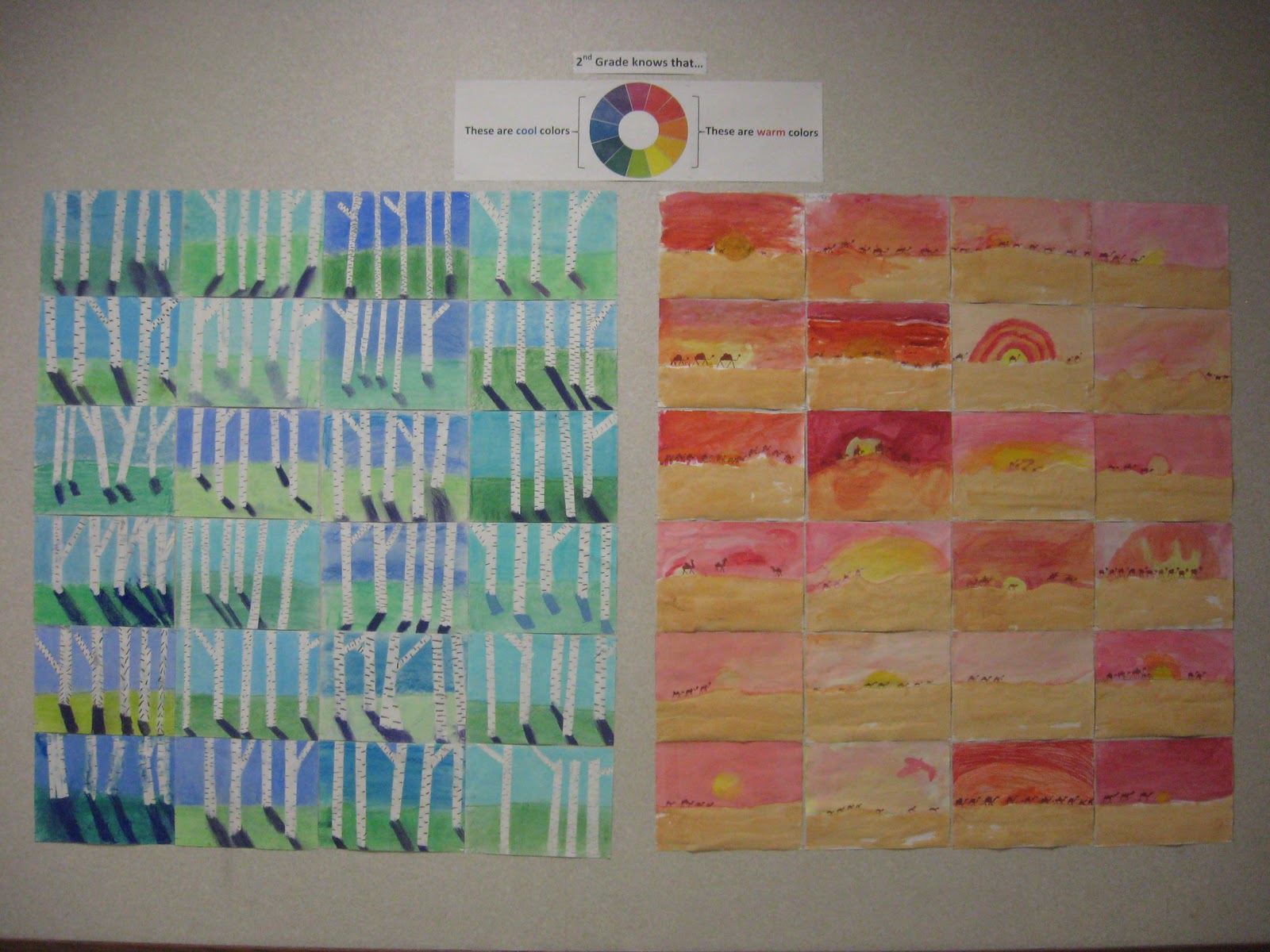 Miss Young's Art Room: Warm and Cool Colors with 2nd Grade