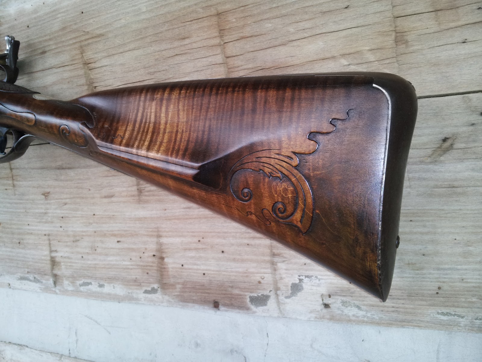 Flint Locks by Chuck Edwards: Tom's Straight Rifle