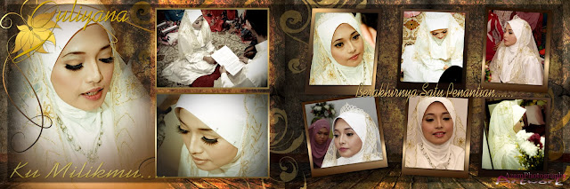Fotografi Perkahwinan Dan Andaman Pengantin: Contoh Custom Album Layout