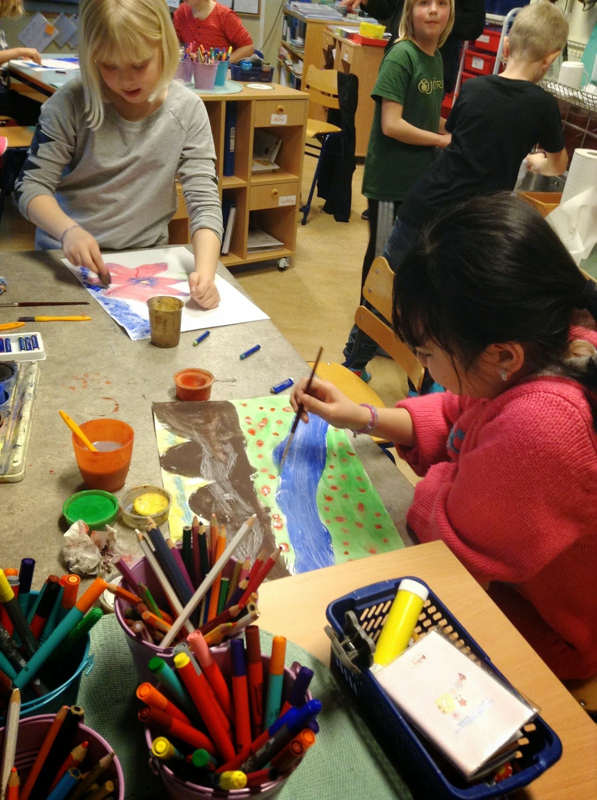 Vi lär tillsammans!: Vi målar till Vivalidis - Våren