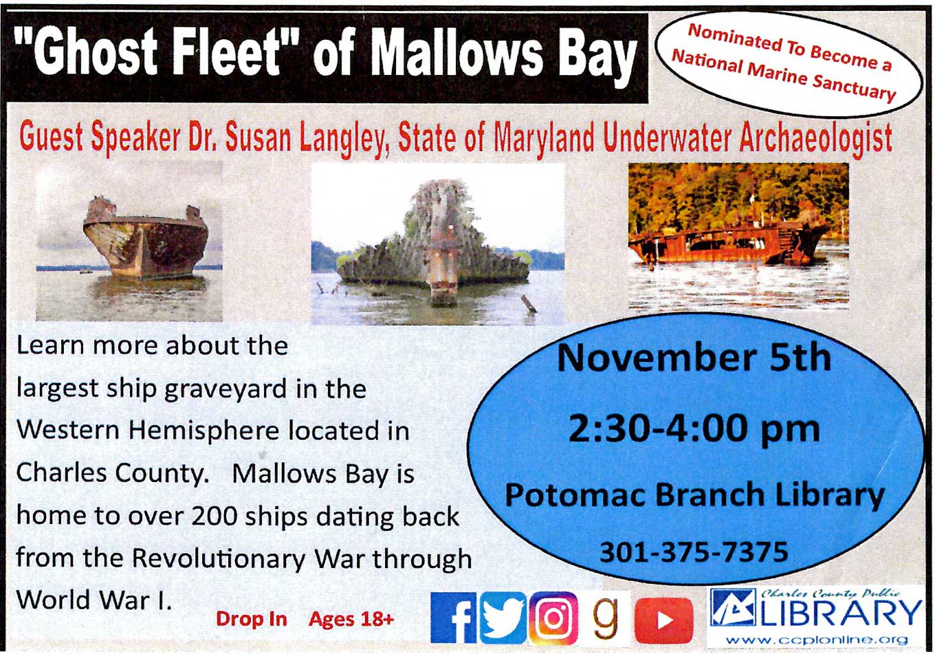 Charles County Archaeological Society of Maryland, Inc: November 2016