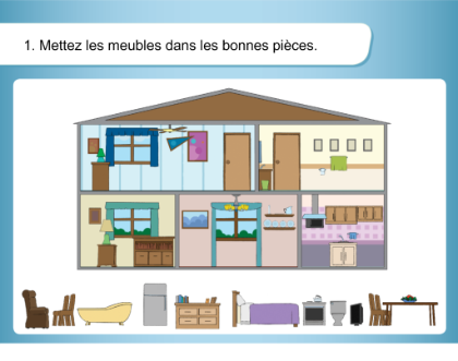C'EST CHOUETTE: LA MAISON, LES PIÈCES, LES MEUBLES (1º DE ESO, 1º ...