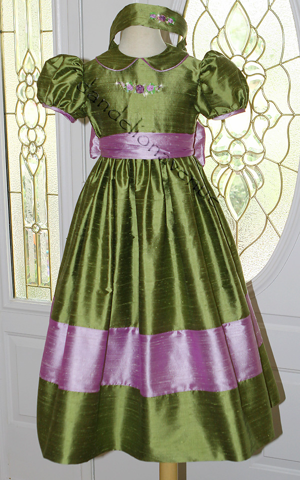 Dandelion Avenue: Silk Ribbon Dress